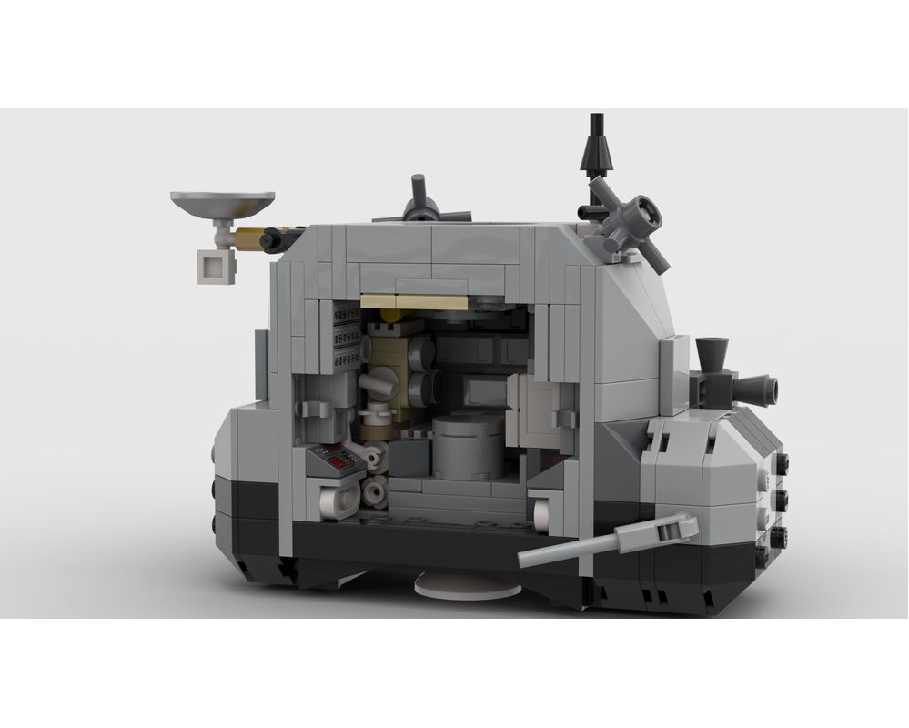 LEGO MOC NASA Apollo 11 LM Realism mod-Ascent Stage v1.0 by DadBricks ...