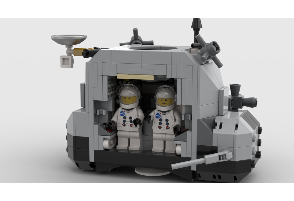 LEGO MOC NASA Apollo 11 LM Realism mod-Ascent Stage v1.0 by DadBricks ...