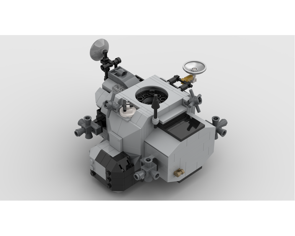 LEGO MOC NASA Apollo 11 LM Realism mod-Ascent Stage v1.0 by DadBricks ...