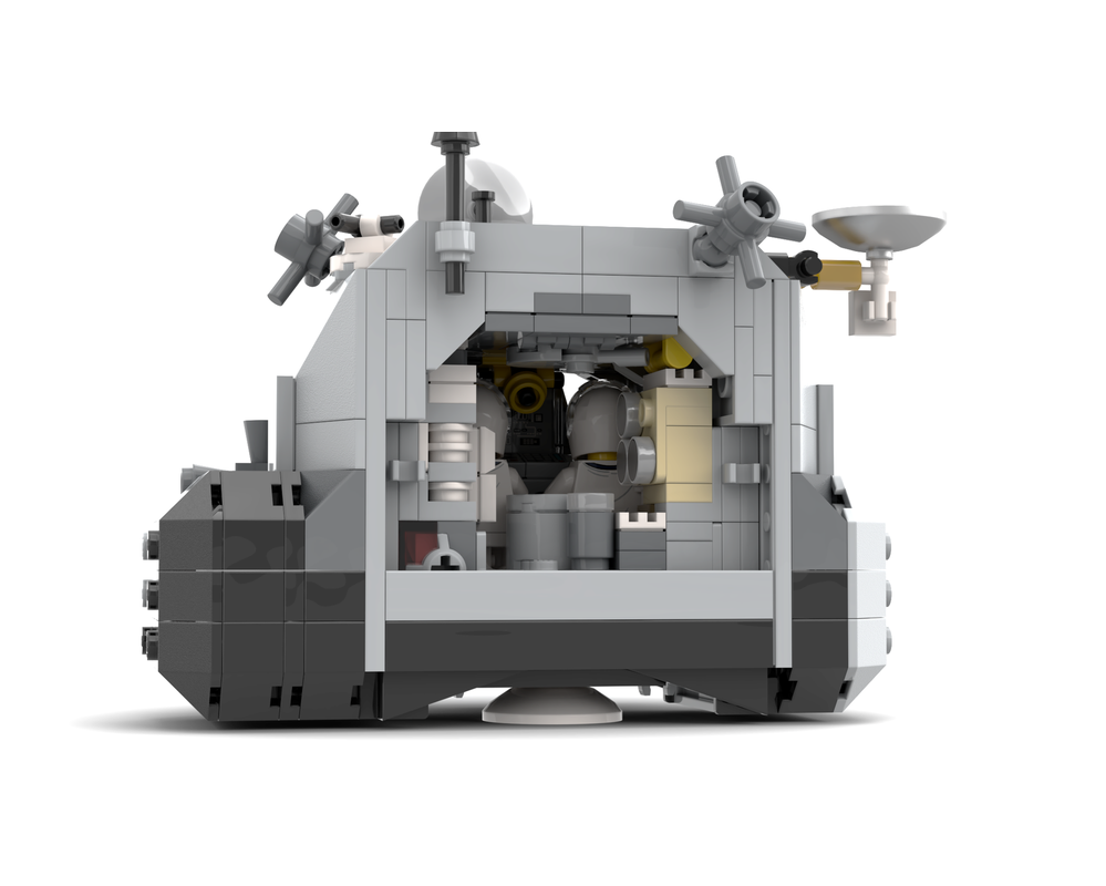 LEGO MOC NASA Apollo 11 LM Realism mod-Ascent Stage v1.0 by DadBricks ...