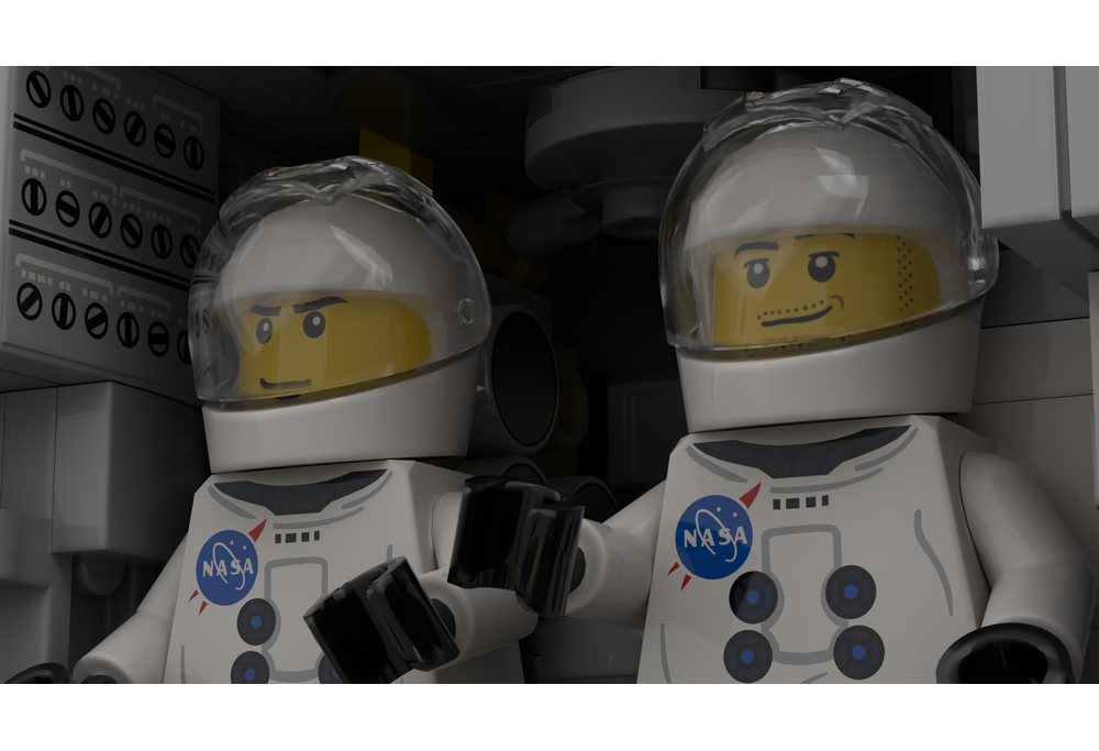 LEGO MOC NASA Apollo 11 LM Realism mod-Ascent Stage v1.0 by DadBricks ...