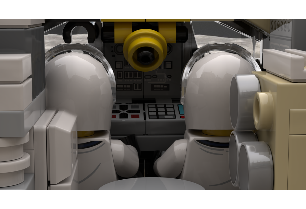 LEGO MOC NASA Apollo 11 LM Realism mod-Ascent Stage v1.0 by DadBricks ...
