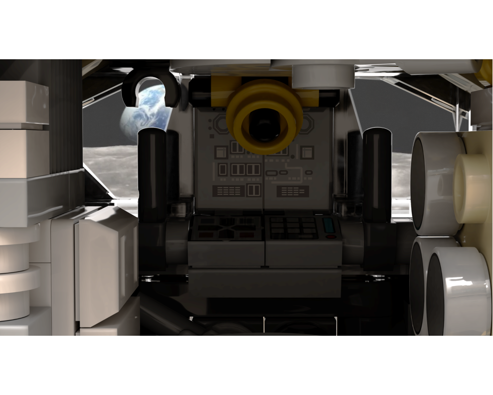 LEGO MOC NASA Apollo 11 LM Realism mod-Ascent Stage v1.0 by DadBricks ...
