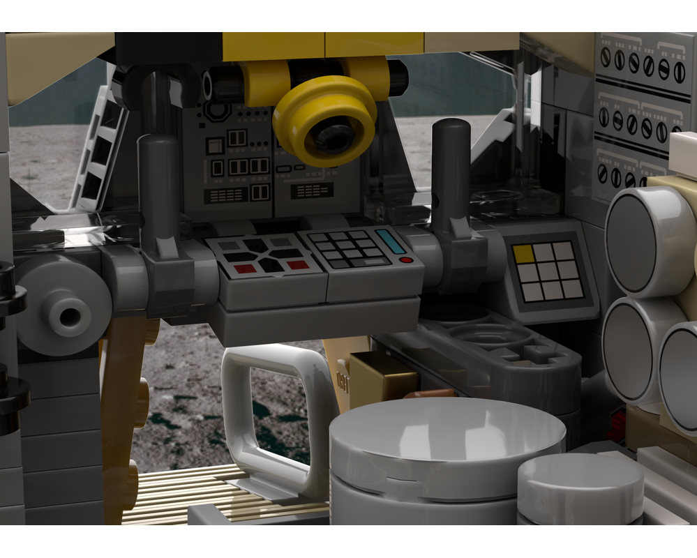 LEGO MOC NASA Apollo 11 LM Realism mod-Ascent Stage v1.0 by DadBricks ...