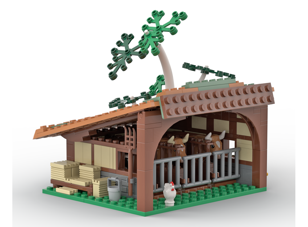 LEGO MOC Timeless Stable by Playful Creations | Rebrickable - Build ...