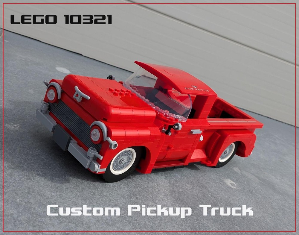 LEGO MOC 10321 Custom Pickup Truck by Kirvet | Rebrickable - Build with ...