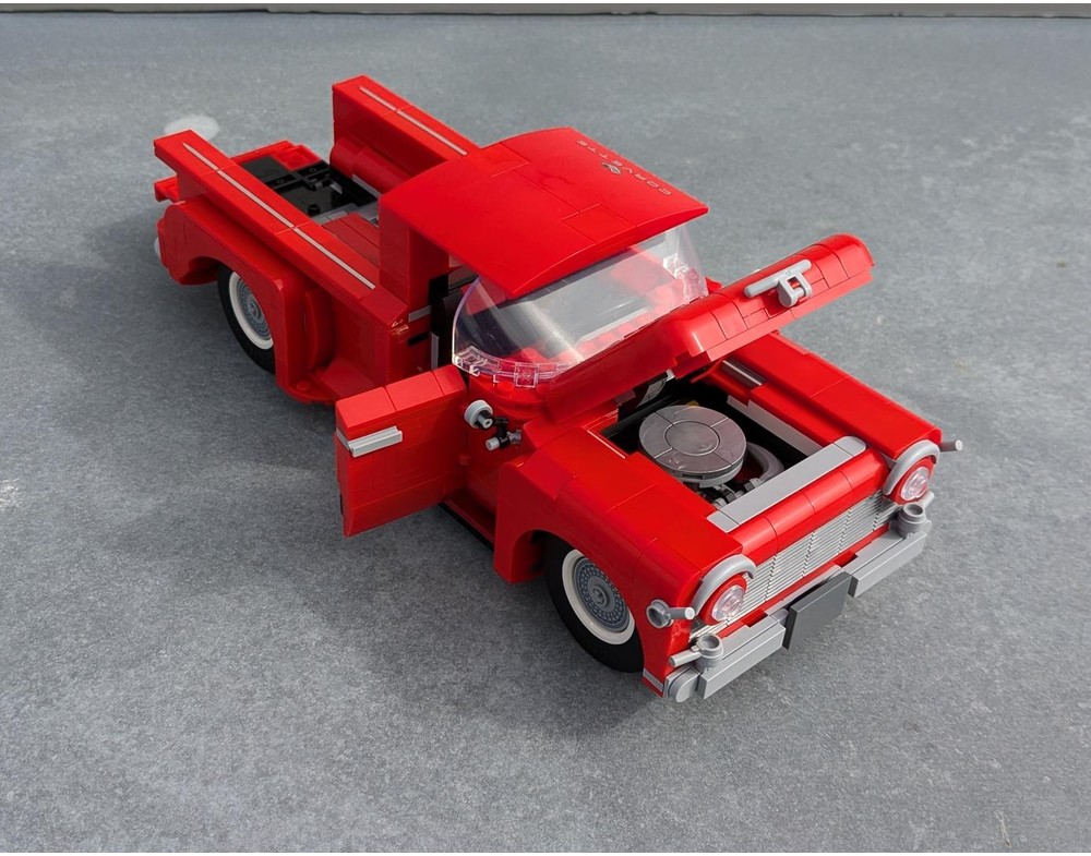 Lego Moc 10321 Custom Pickup Truck By Kirvet Rebrickable Build With
