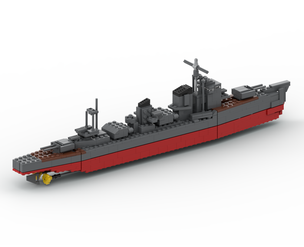 LEGO MOC Destroyer Yukikaze by YUKIRO | Rebrickable - Build with LEGO