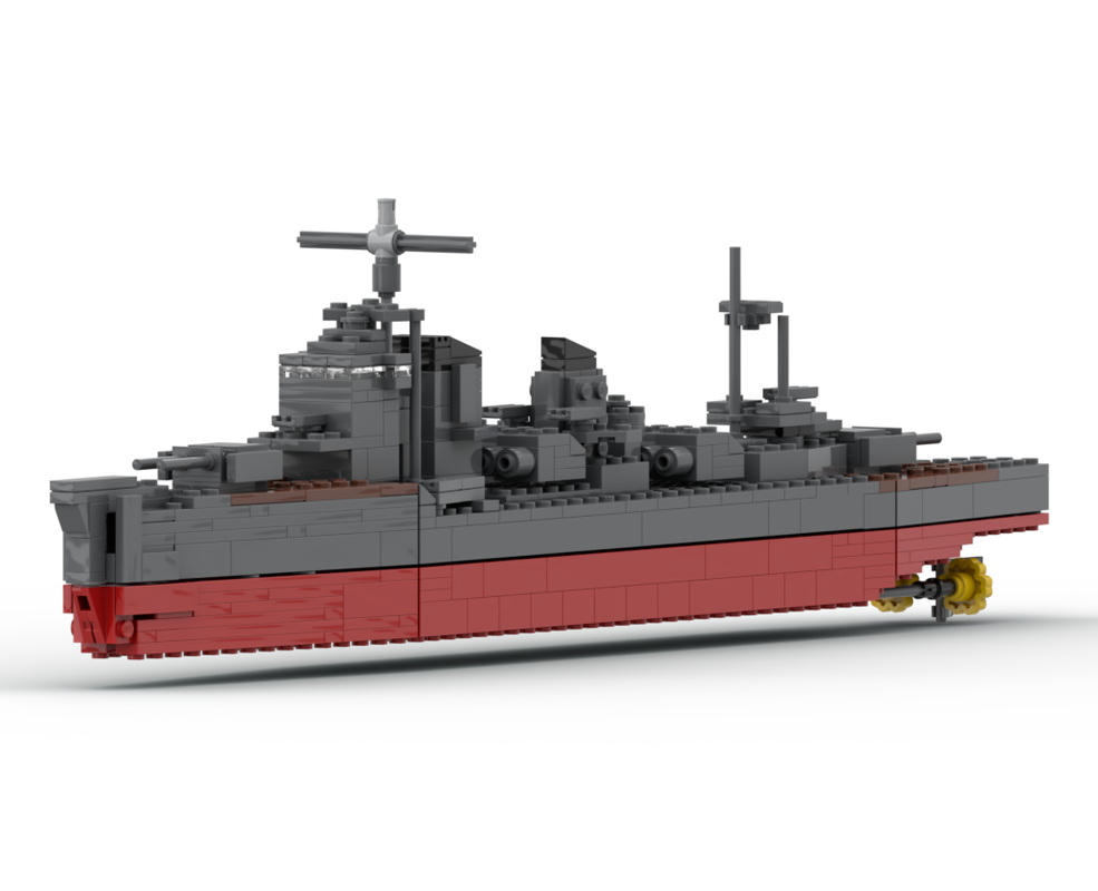 LEGO MOC Destroyer Yukikaze by YUKIRO | Rebrickable - Build with LEGO
