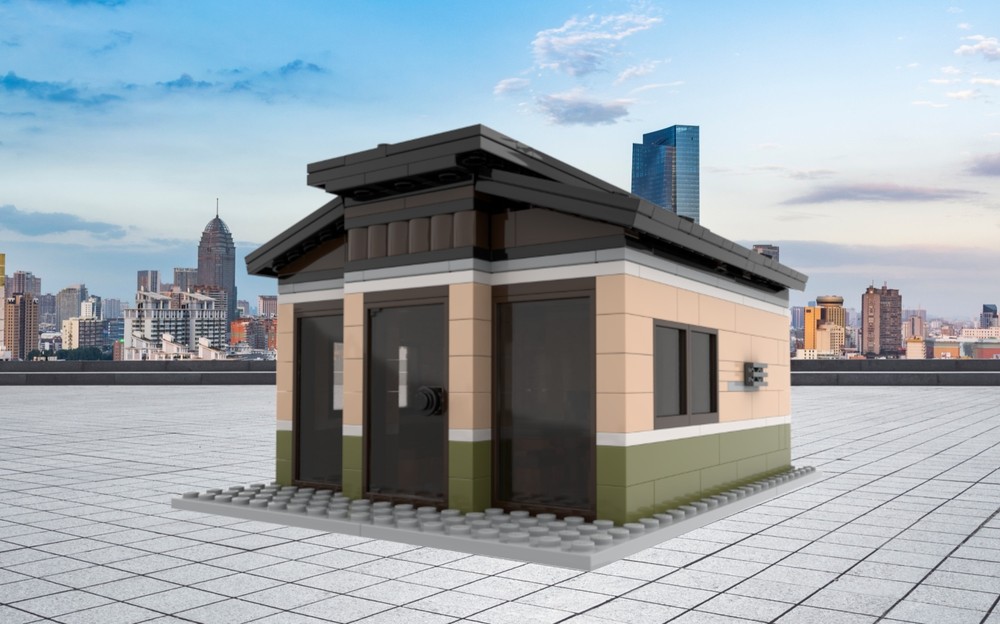 LEGO MOC Small Bar/Café by Asphalt Arsenal | Rebrickable - Build with LEGO