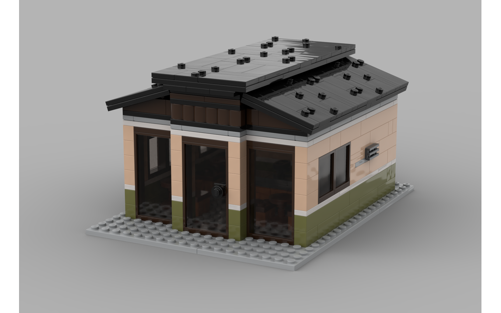 Lego Moc Small Barcafé By Asphalt Arsenal Rebrickable Build With Lego