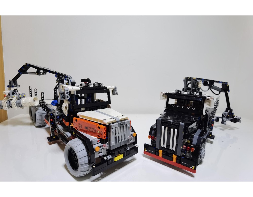 Lego Moc 42175 Logging Truck By Nofans2 Rebrickable Build With Lego