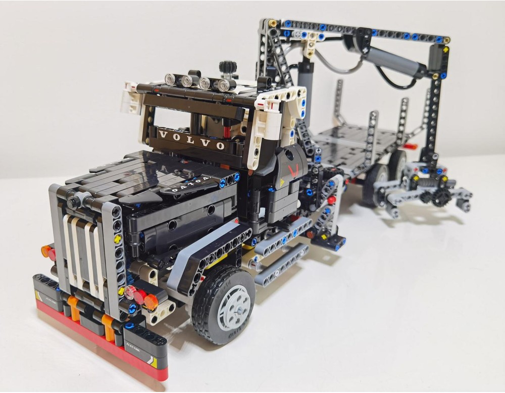 Lego Moc 42175 Logging Truck By Nofans2 Rebrickable Build With Lego