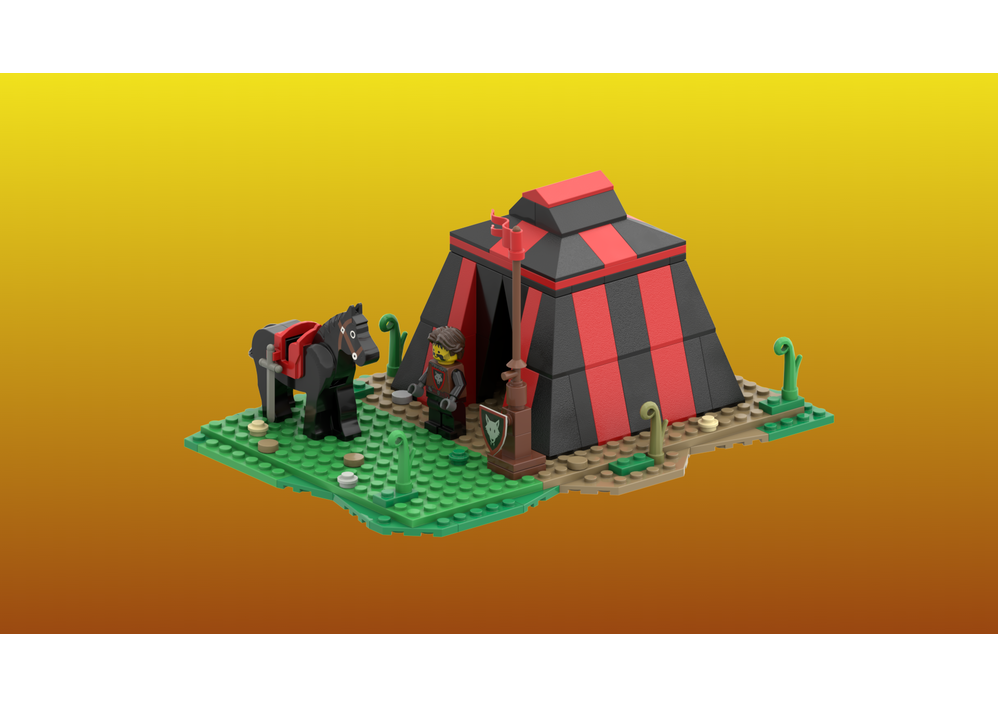 LEGO MOC Wolfpack Tournament Knight by sets_mocs_figures | Rebrickable ...