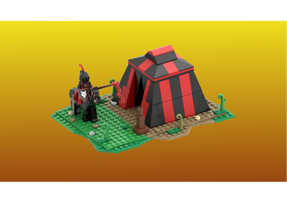 LEGO MOC Wolfpack Tournament Knight by sets_mocs_figures | Rebrickable ...