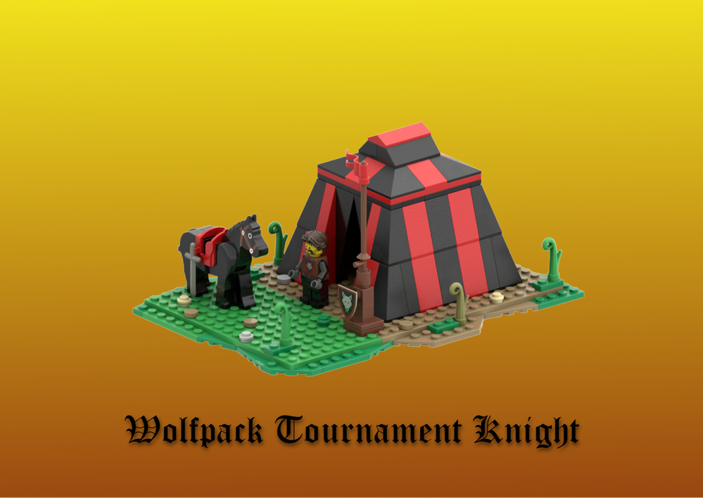 LEGO MOC Wolfpack Tournament Knight by sets_mocs_figures | Rebrickable ...