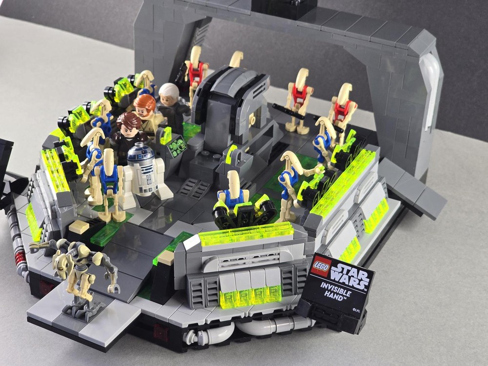 Lego Moc Diorama Display Stand For 75377 Invisible Hand By Tile R Tom