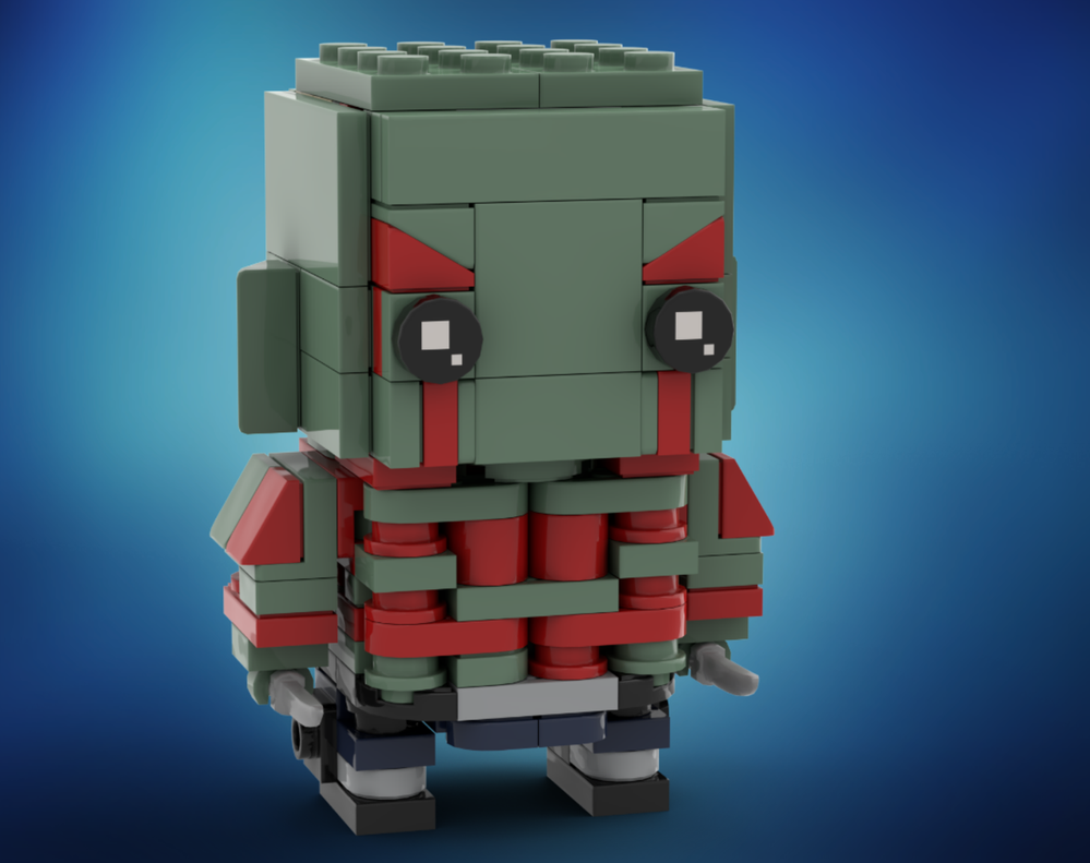 LEGO MOC-193294 Drax Brickheadz by Ant0noo | Rebrickable - Build with LEGO