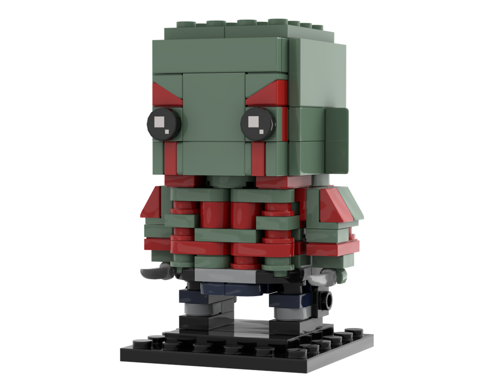 LEGO MOC Drax Brickheadz by Ant0noo | Rebrickable - Build with LEGO