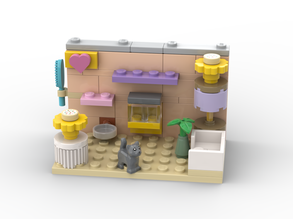 LEGO MOC Cat room by EVA001 | Rebrickable - Build with LEGO