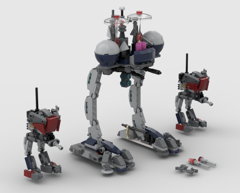 LEGO MOC 2x AT-RT and 1X AT-RM 2.0 by flowly | Rebrickable - Build with ...