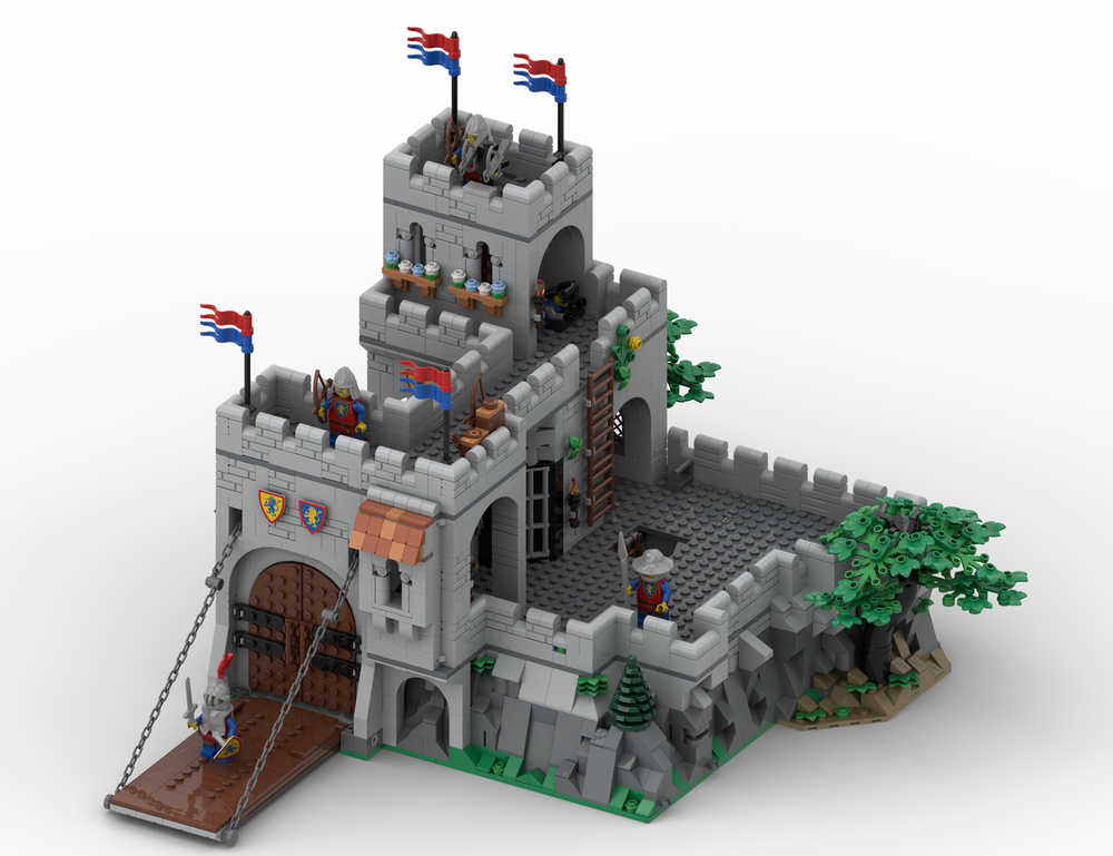 LEGO MOC-193302 Lion Knights Royal Citadel by AvrahamyG15 | Rebrickable ...