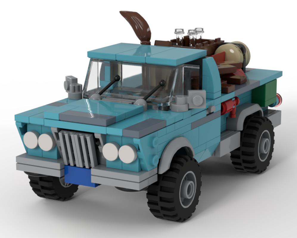 LEGO MOC 8W - 1965 Jeep Gladiator by Double_U_Bricks | Rebrickable ...