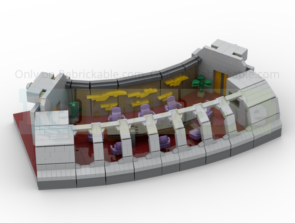 LEGO MOC-193306 Star Trek: USS Enterprise D Observation Lounge by ...