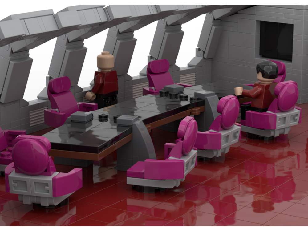 Lego Moc Star Trek Uss Enterprise D Observation Lounge By Sendek01