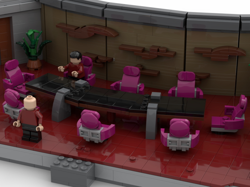 Lego Moc Star Trek Uss Enterprise D Observation Lounge By Sendek01
