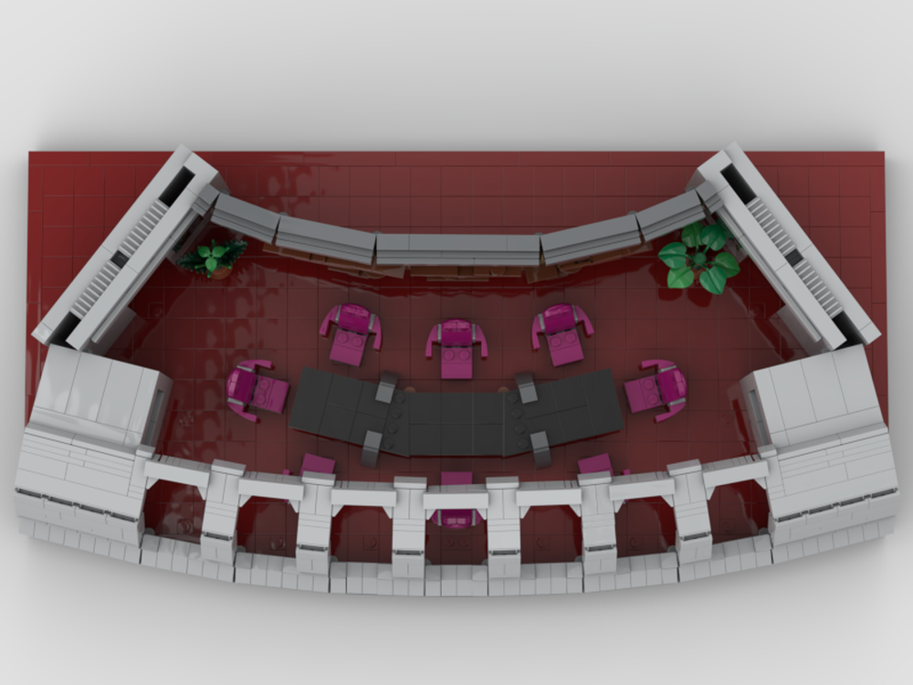 Lego Moc Star Trek Uss Enterprise D Observation Lounge By Sendek01