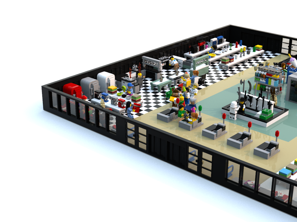 LEGO MOC Department Store by winstonbward | Rebrickable - Build with LEGO