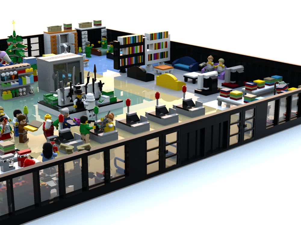 LEGO MOC Department Store by winstonbward | Rebrickable - Build with LEGO