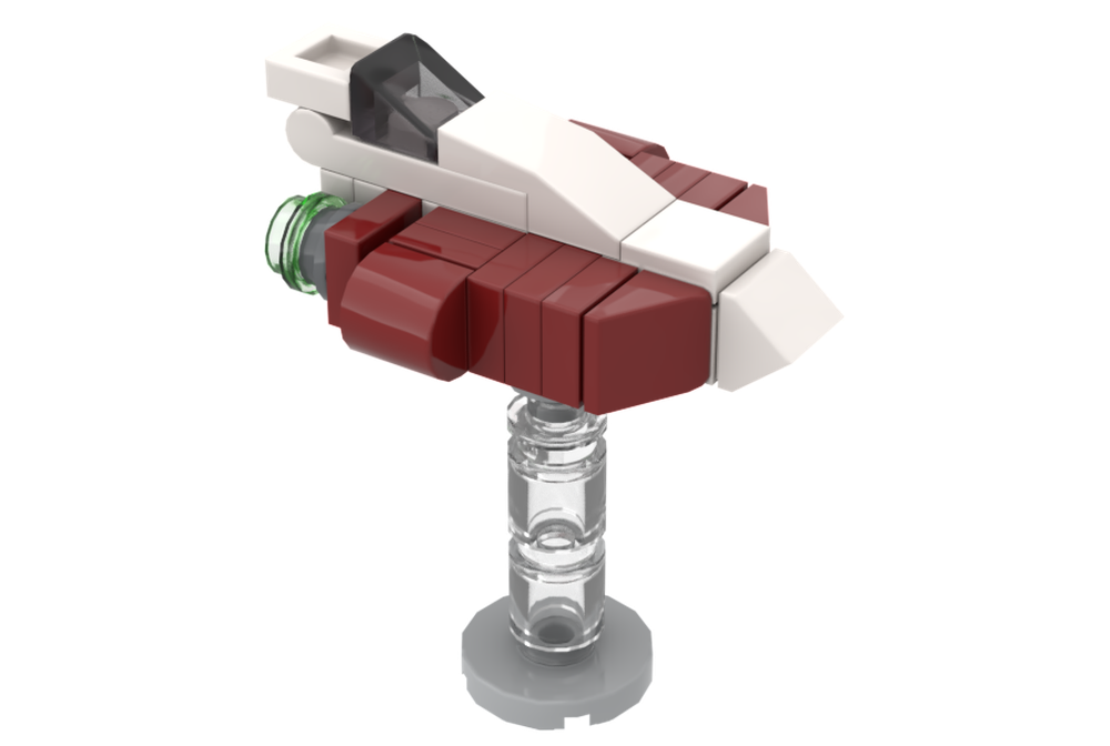 Lego Moc Mini Jedi Starfighter By Fordonoctis Rebrickable Build
