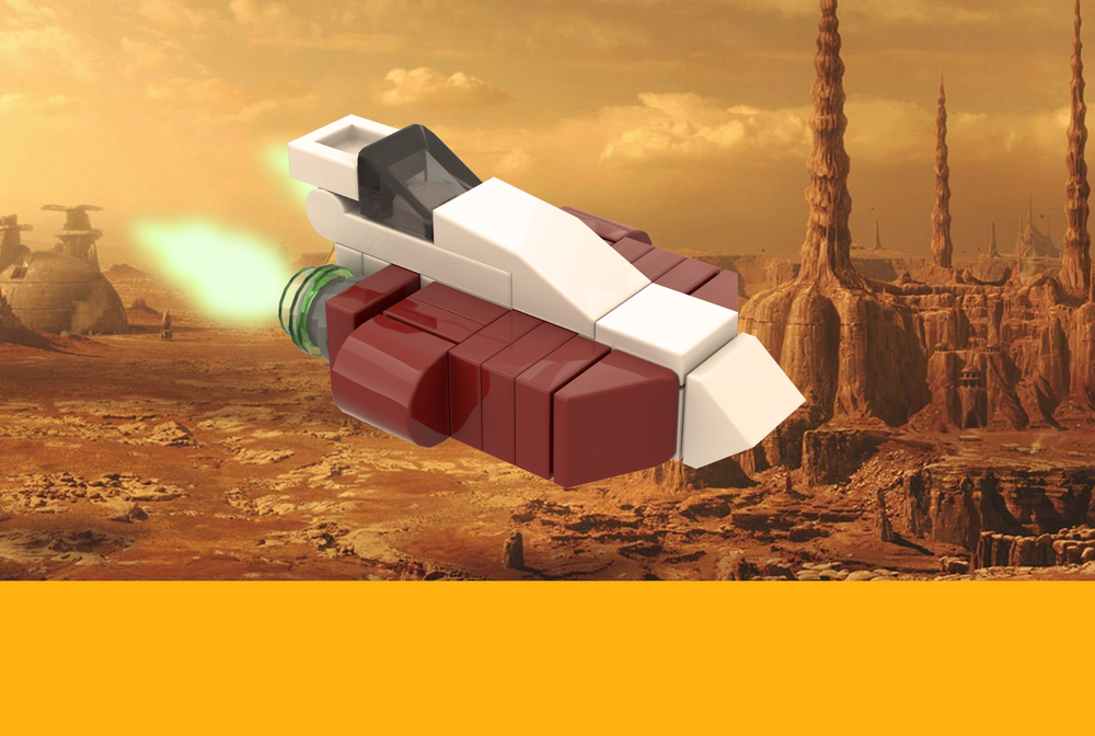 LEGO MOC MINI Jedi Starfighter by AtlasNoctis | Rebrickable - Build ...