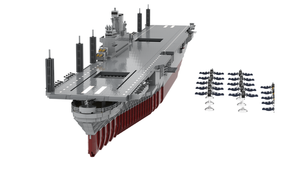 LEGO MOC USS Intrepid (CV-11) by Resqusto | Rebrickable - Build with LEGO