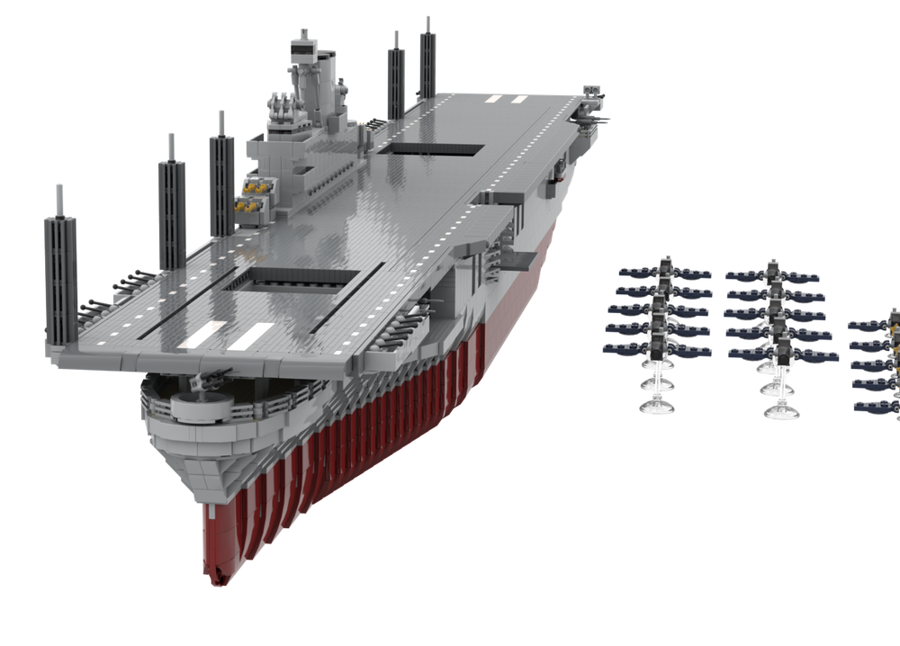 LEGO MOC USS Intrepid (CV-11) by Resqusto | Rebrickable - Build with LEGO