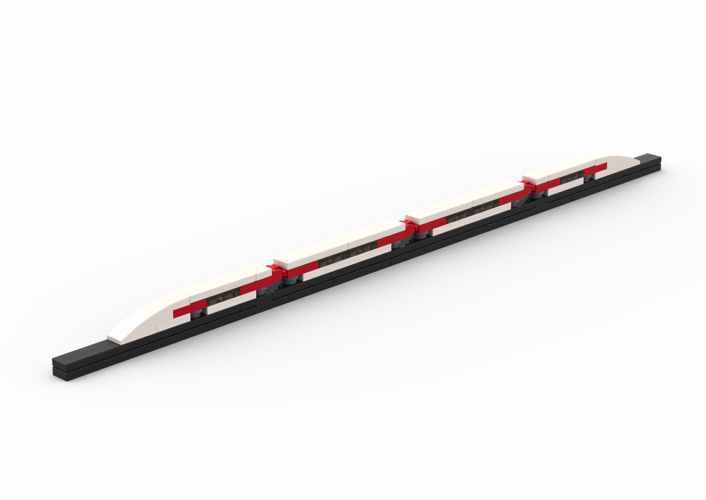 LEGO MOC-193318 Micro Red Bullet Train by The Bobby Brix Channel ...