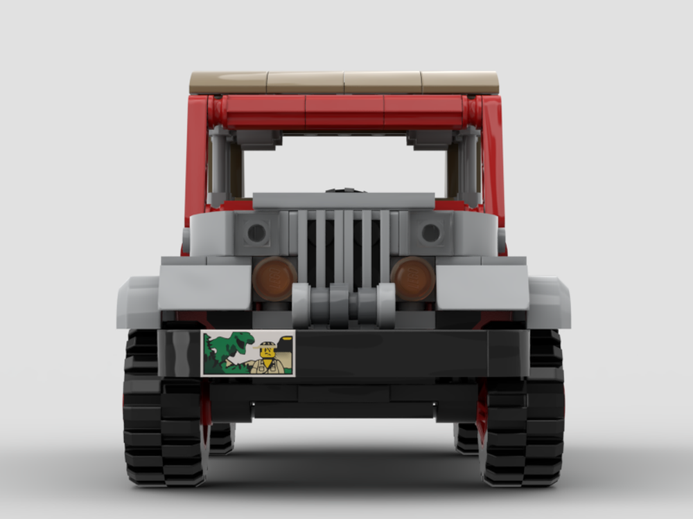 Lego Moc Jeep Wrangler Jurassic Park Scheme By Cocoacao Rebrickable