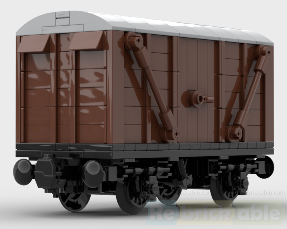 LEGO MOC British Railway Box Van by LilyMakesThings (HobbyBricks) | Rebrickable - Build with LEGO