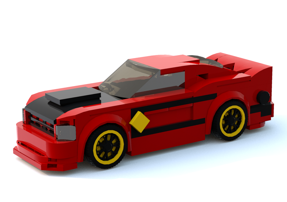 LEGO MOC Red Mist's 2009 Ford Mustang GT S197 (Kick-Ass, 2010) by Igor ...