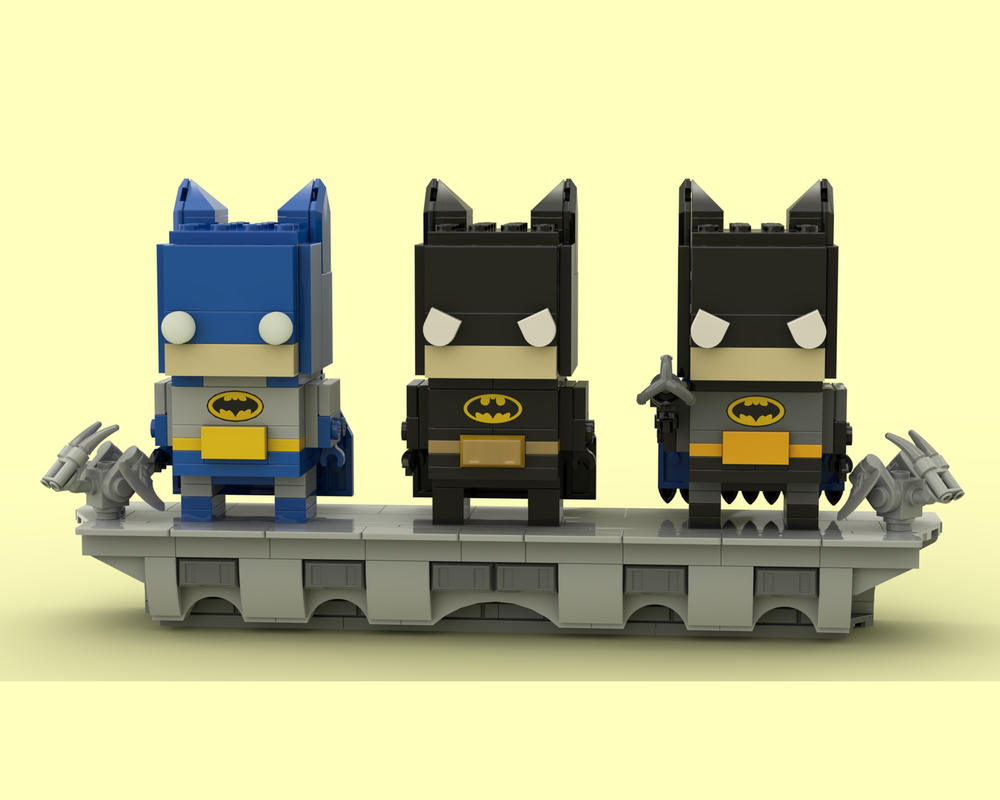 LEGO MOC Batman BrickHeadz 8-in-1 Stand by DangerLiam | Rebrickable ...