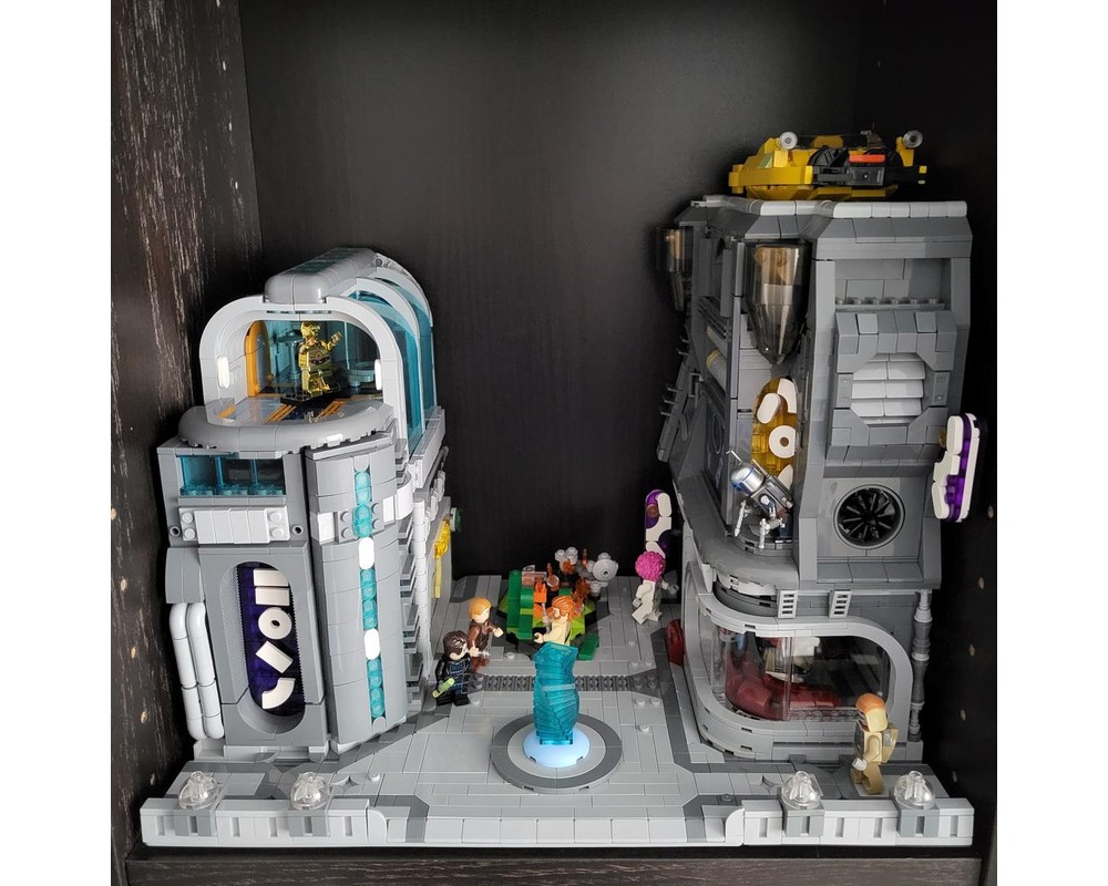 Lego Moc Coruscant Uscru Entertainment District Modular By Dex Bricks