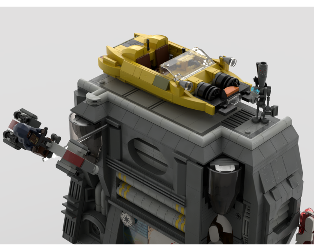 Lego Moc Coruscant Uscru Entertainment District Modular By Dex Bricks