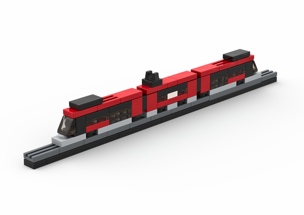 LEGO MOC Micro Lyon Rhonexpress Airport Train by The Bobby Brix Channel ...