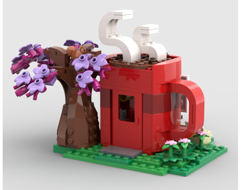 LEGO MOC Coffee Stall by BixBricks | Rebrickable - Build with LEGO