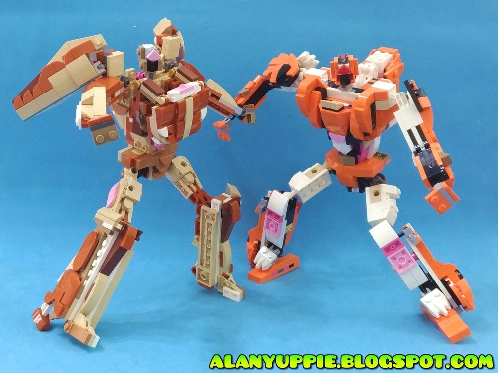 Lego Moc Transformer Hovercar Using Lego Creator 31150 Wild Safari By
