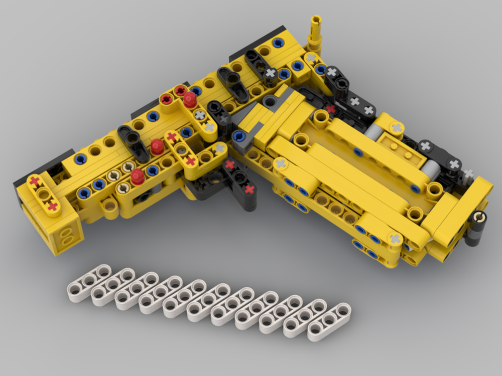 LEGO MOC working lego gun by Boldis_Buildings | Rebrickable - Build ...