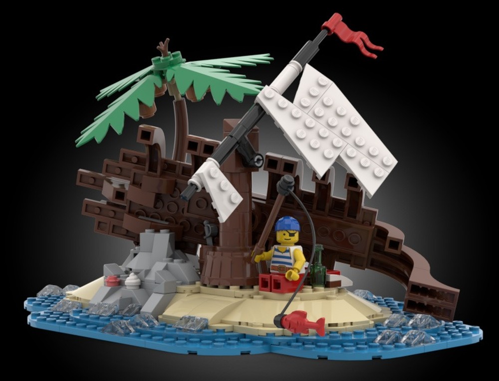 LEGO MOC Castaway Isle by Mikey_Brickalloti | Rebrickable - Build with LEGO