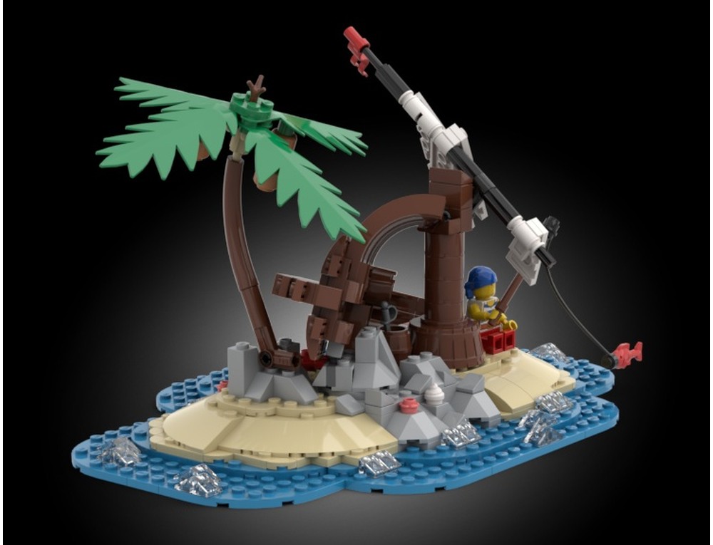LEGO MOC Castaway Isle by Mikey_Brickalloti | Rebrickable - Build with LEGO